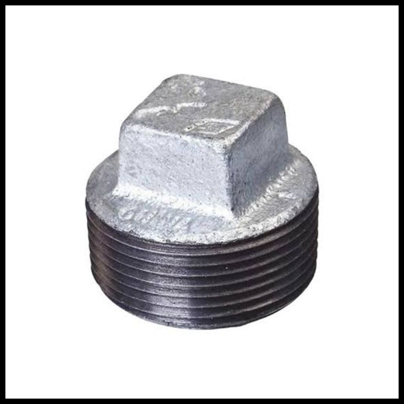 S40 GI Plug Heavy Duty Galvanized Iron Plug Cap Θ | Shopee Philippines