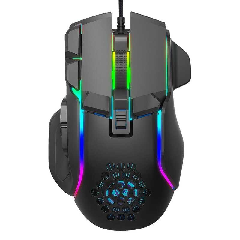 Office Business Buttons DPI USB Gaming Mechanical Mouse RGB Backlit ...