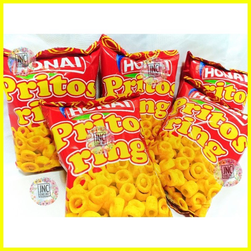 10 PACKS | PRITOS RING BBQ FLAVOR 25g OG Pinoy Snack Chichirya 90s | Shopee Philippines