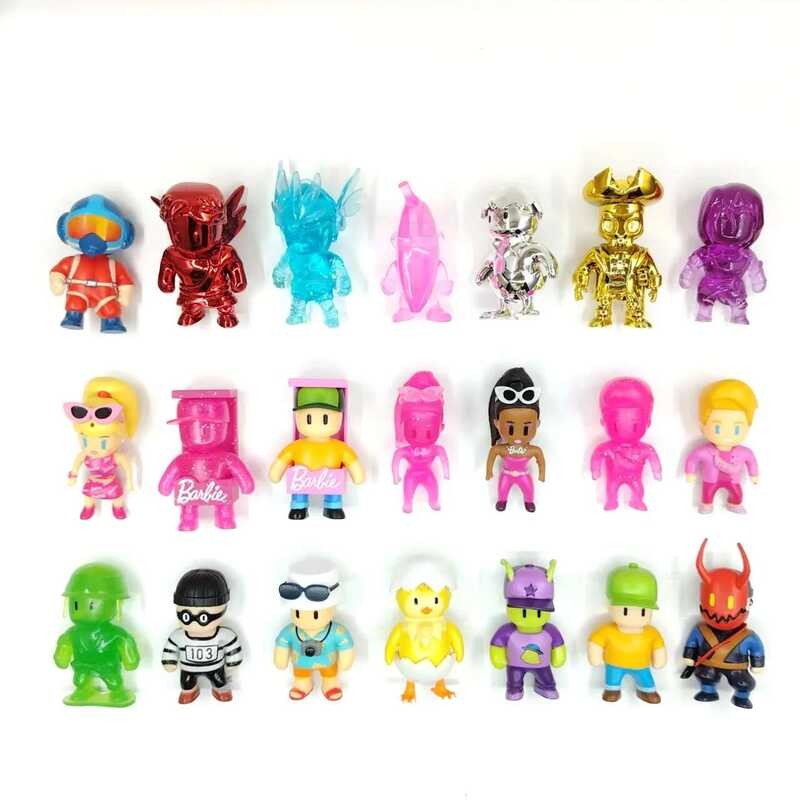 New 2025 Stumble Guys Game 3D Mini Figures Ultra Rare Gold Crystal ...