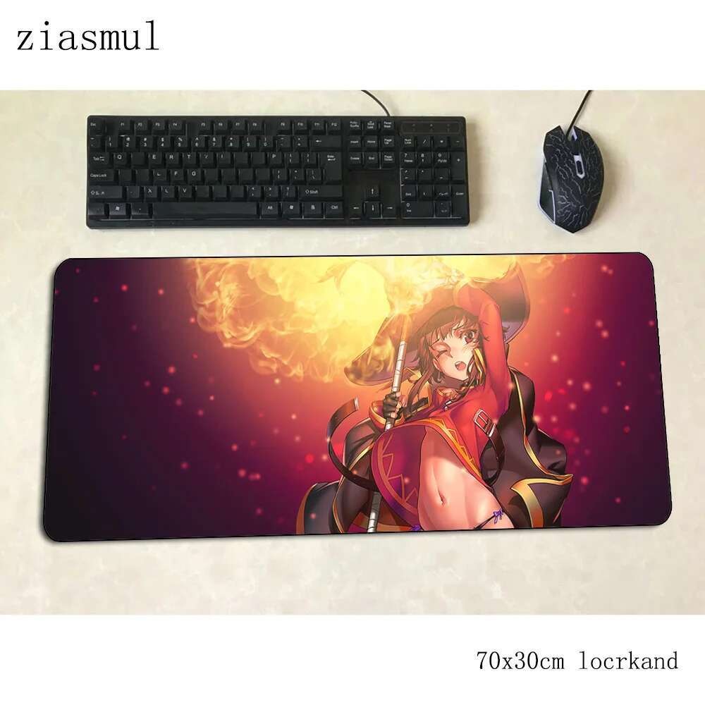 megumin mouse pad anime Computer mat 700x300x3mm gaming mousepad large ...