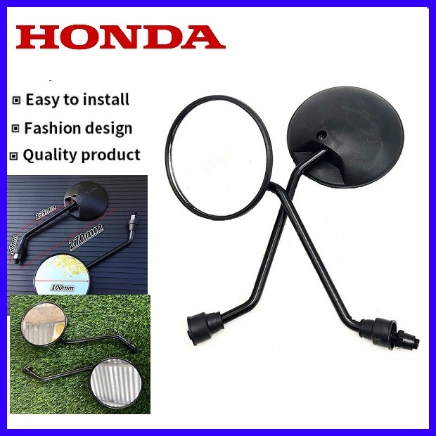 HONDA SCOOPY Side Mirror Motorcycle stock type circle design [ bilog ...