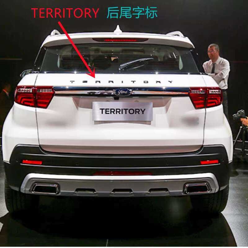 TITANIUM Sticker Jiangling Ford Hood 3D Territory Car Logo | Shopee ...