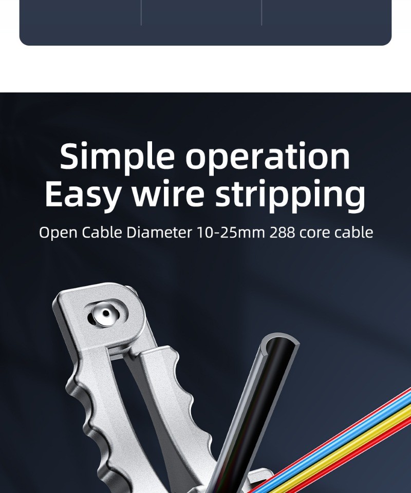 Longitudinal cable cutter Fiber optic tools Longitudinal sheath cable ...