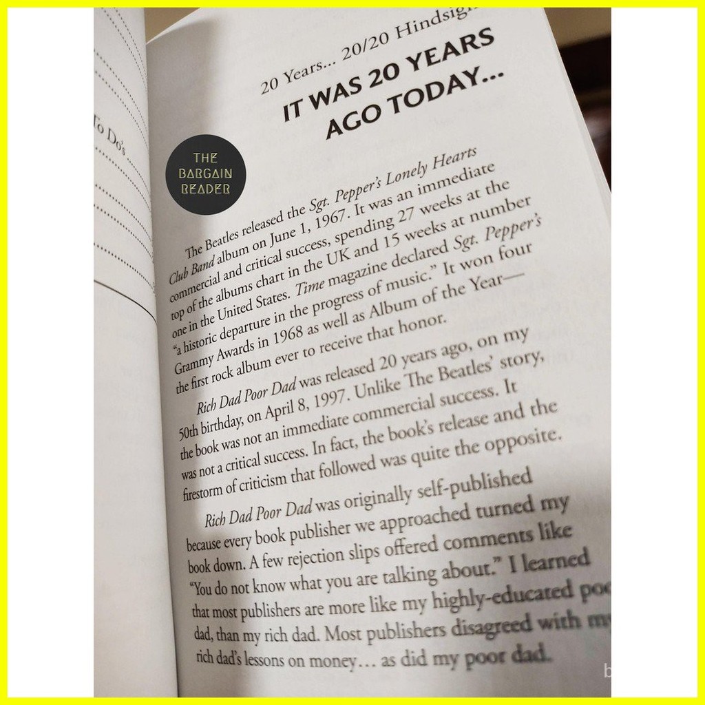 New Book Rich Dad Poor Dad Updated 20th Anniversary Edition (100% ...