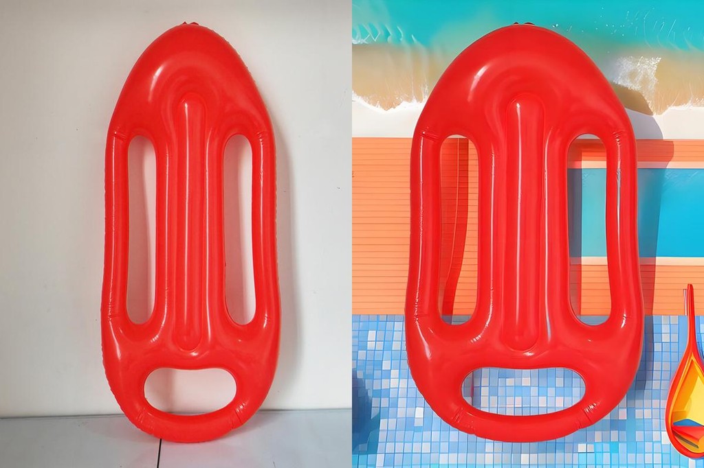 Mini Inflatable Floating Plate Long-lasting Water Accessory 3-handle Lifeguard Rescue Float for ...