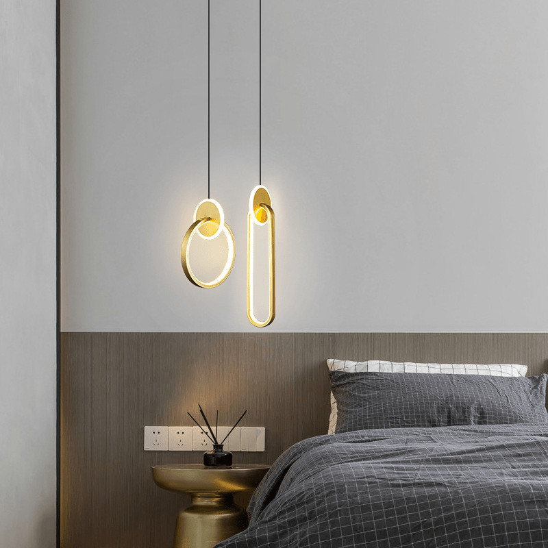 Nordic Chandelier Ceiling Light Tri color Bar Counter Drop Lights ...