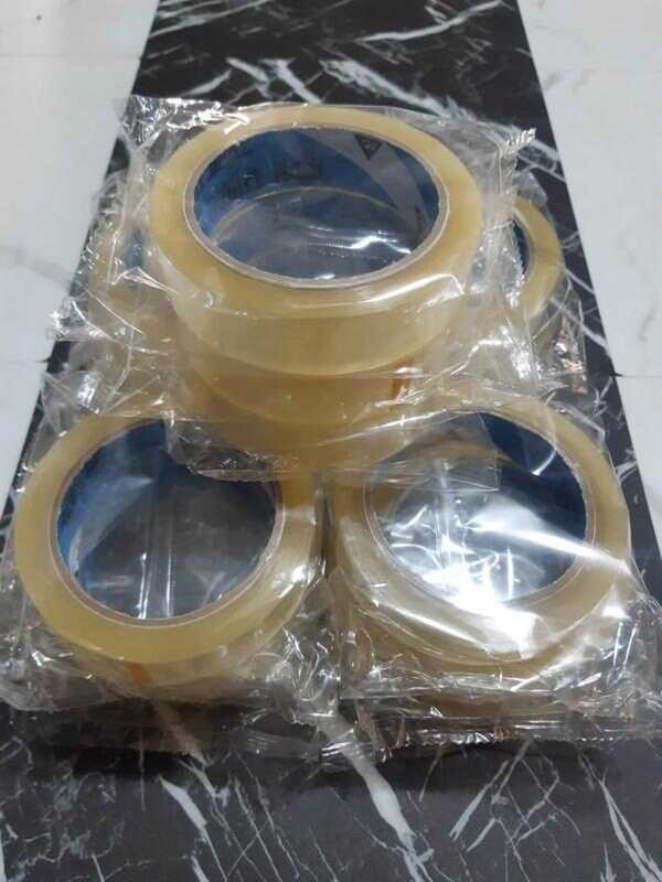 1 Inch X 100M Clear Tape (100 Meters) 12 Pcs. Scotch Tape Stationary ...