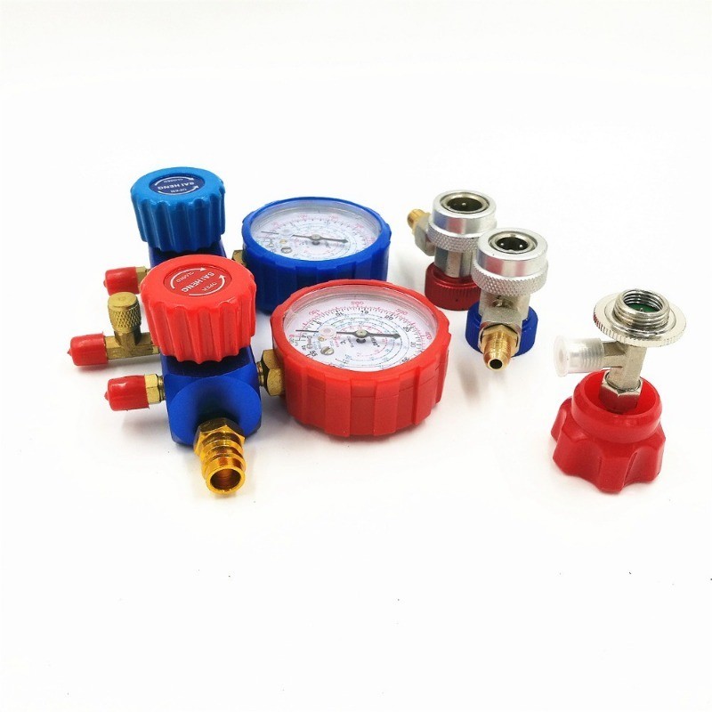 R134a Car Aircon Manifold Gauge Set Freon Pressure Gauge R12/R22/ R401a ...