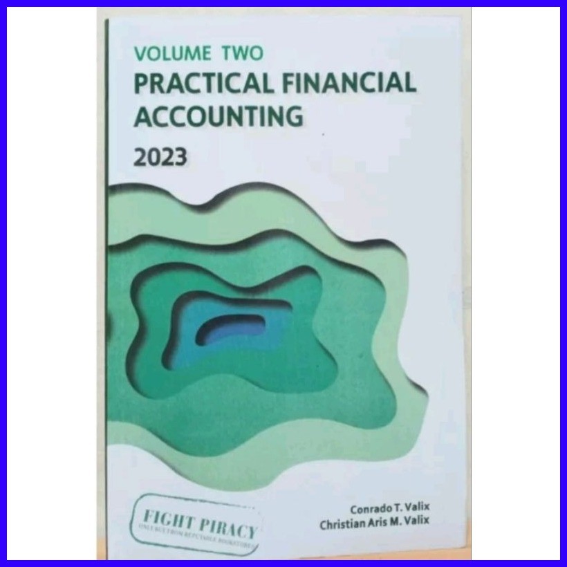 PRACTICAL FINANCIAL ACCOUNTING 2023 ed vol.2 by valix | Shopee Philippines