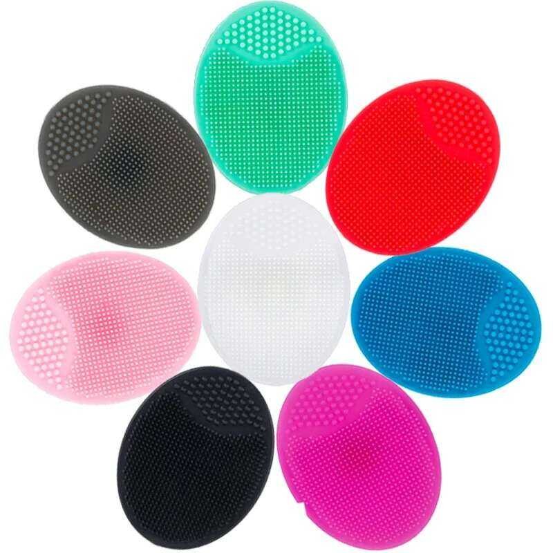 Silicone Face Cleansing Brush Facial Deep Pore Skin Care Scrub Cleanser ...