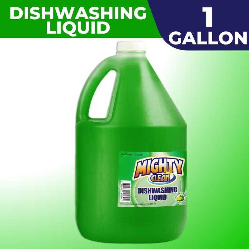 Mighty Clean Dishwashing Liquid Calamansi - (Dwl Green Gallon) 1 GALLON ...