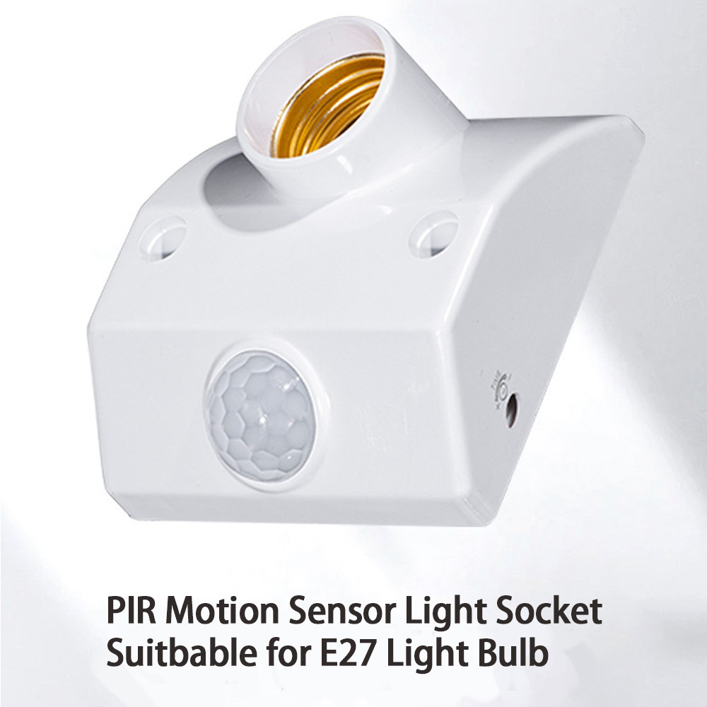 Fast DeliveryAC110-240V E27 Sensor Light Holder Human Body Induction ...