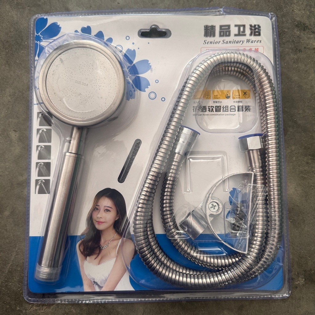Stainless Steel Shower Head High Pressure Bathroom Shower Sprayer ...