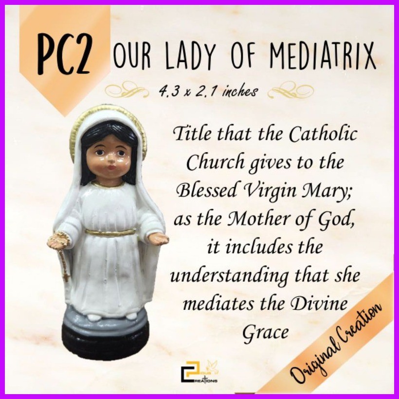 Chibi Mary - Our Lady of Mediatrix | Shopee Philippines
