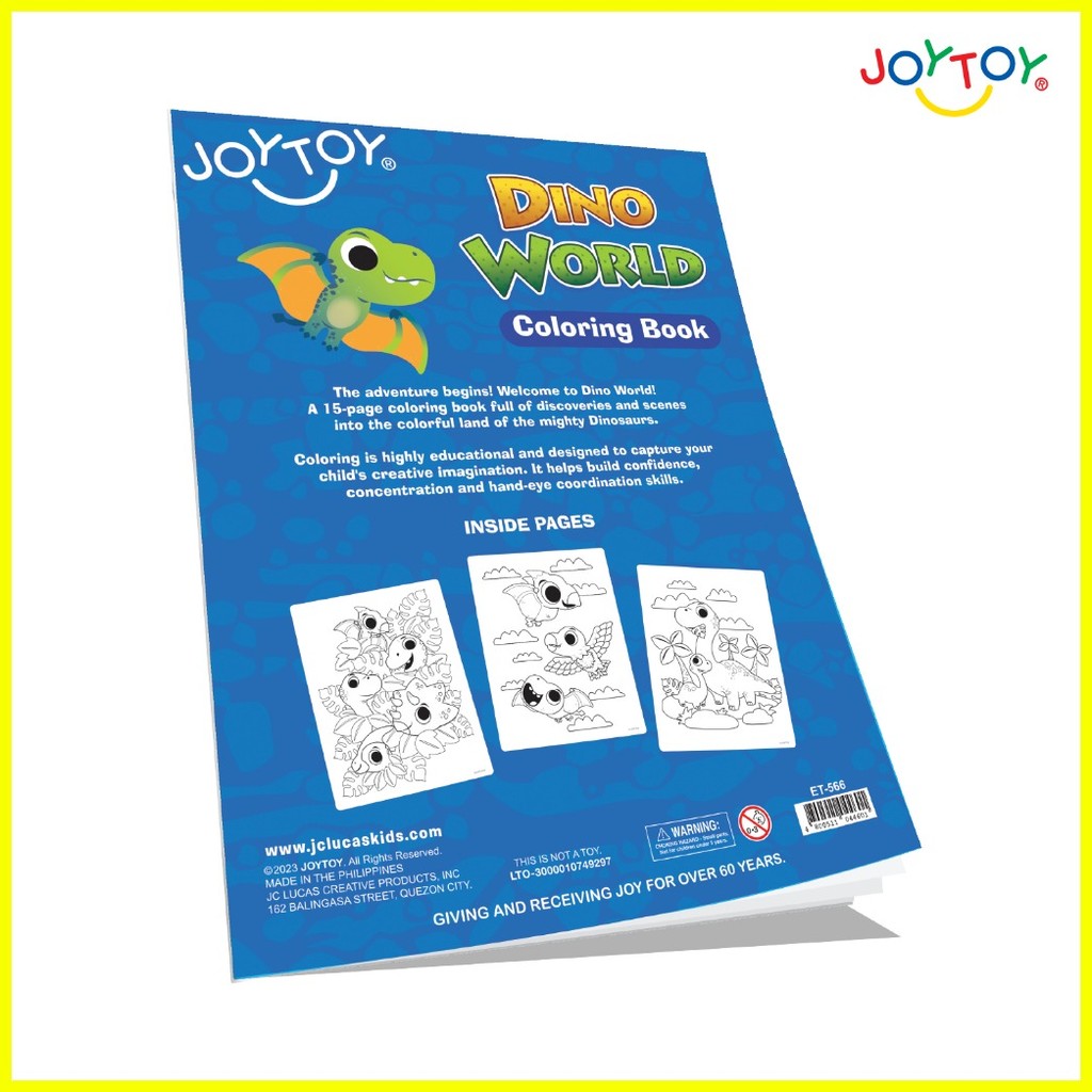 JOYTOY Dino World Coloring Book | Shopee Philippines