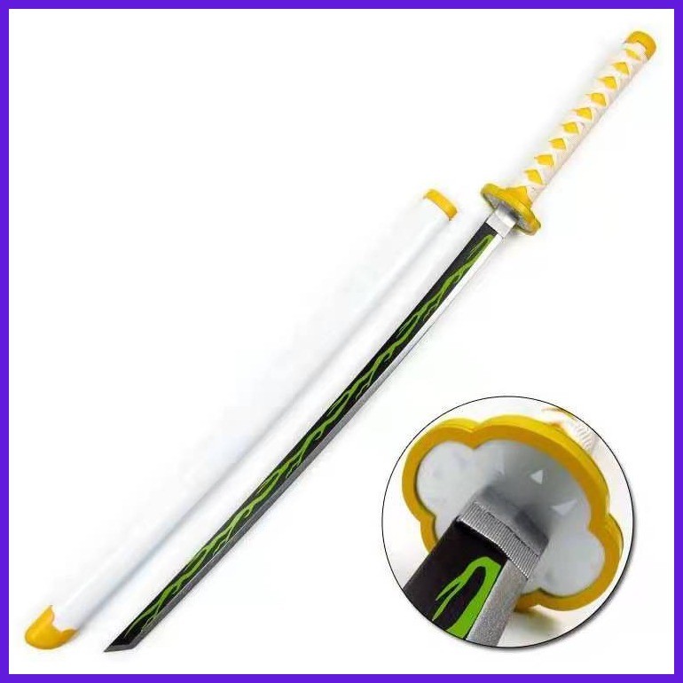 ☪ HCH Demon Slayer Sword 104cm Wooden Japanese anime Giyu Tomioka ...