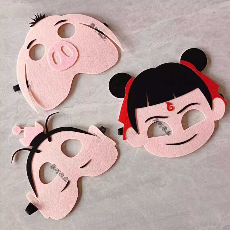 Nezha: The Demon Child Descends Mask Toy Human Face Realistic Version ...