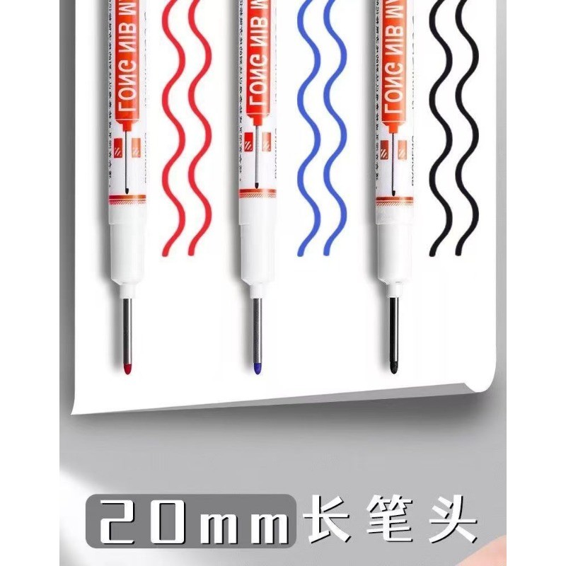 Long head waterproof marker deep hole marker special marker bathroom ...