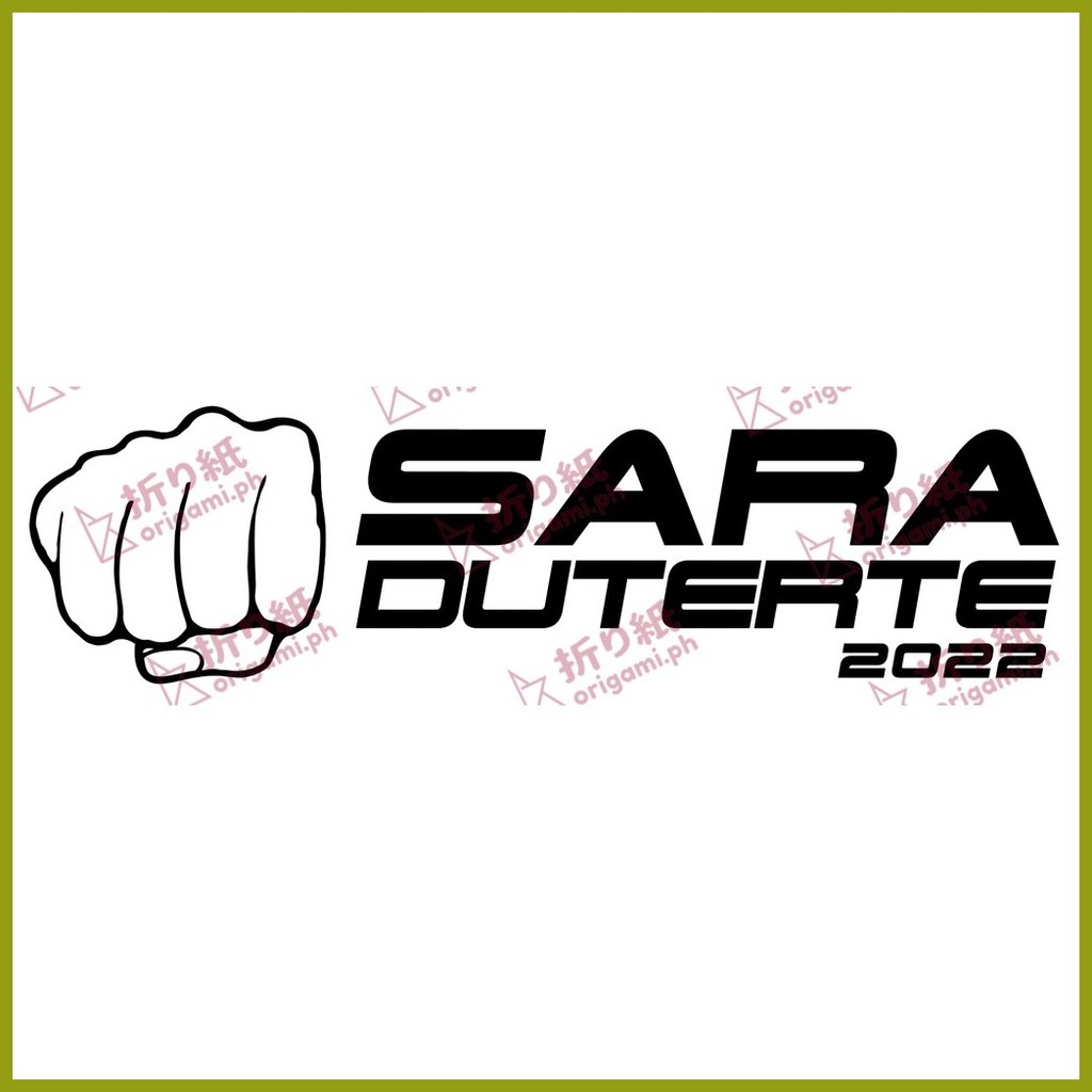∯ ← Sara Duterte | Inday Sara 2022 | Vinyl Decal Waterproof Sticker ...