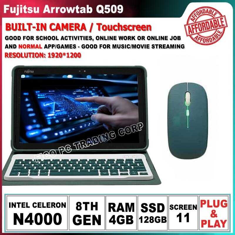Fujitsu Arrowtab Q509 Touchscreen 2-In-1 Laptop Tablet With Intel ...
