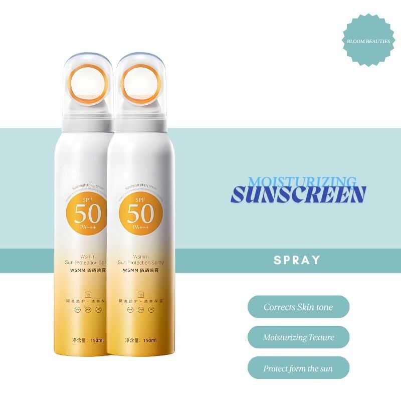 Sunscreen Mist Spf50+ Pa+++ Moisturizing Sunblock Spray Anti UV For ...