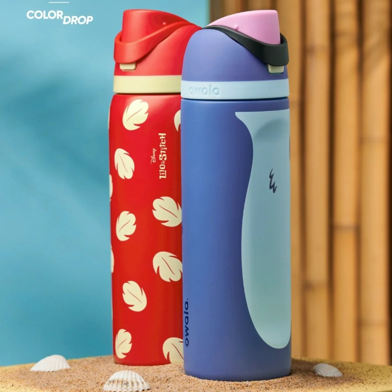 Owala Cup Limited Edition Stitch Lilo 24oz 32oz Owala FreeSip Insulated ...