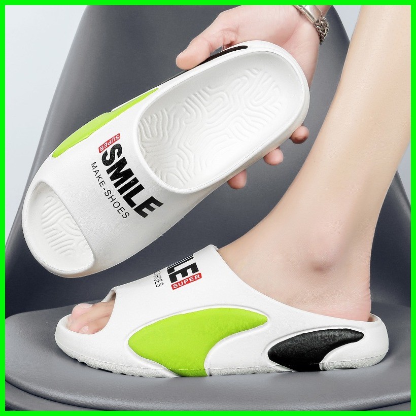 Summer Slippers Couple Slipper Soft Bottom Sandals Both at Home and ...