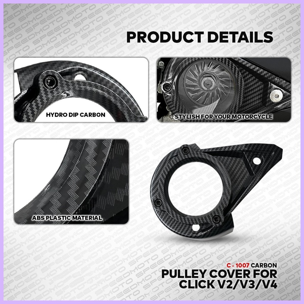 CLICK V2 / CLICK V3 / CLICK V4 PULLEY COVER WITH TRANSPARENT SCREEN FOR ...