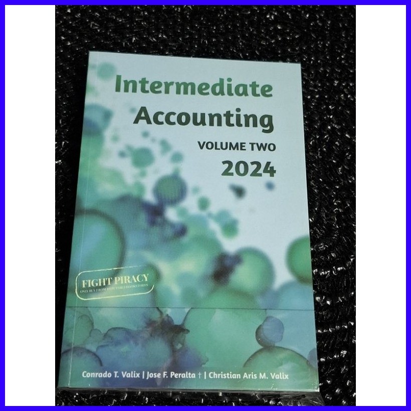 INTERMEDIATE ACCOUNTING VOL.1,2&3 by valix 2024 edition | Shopee ...