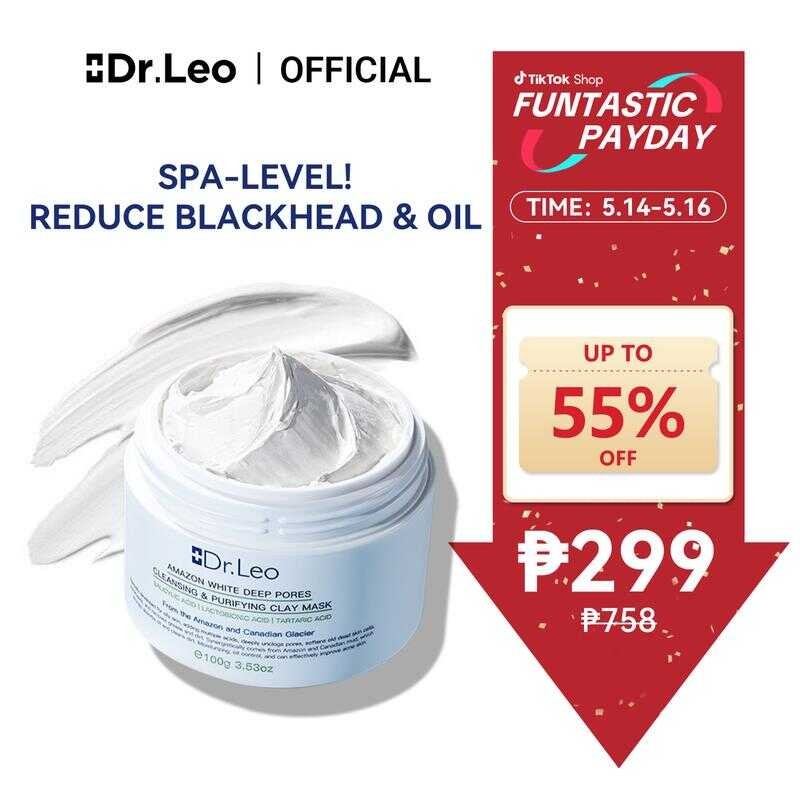 Dr.Leo Deep Pores Cleansing & Purifying Clay Mask Salicylic Acid ...
