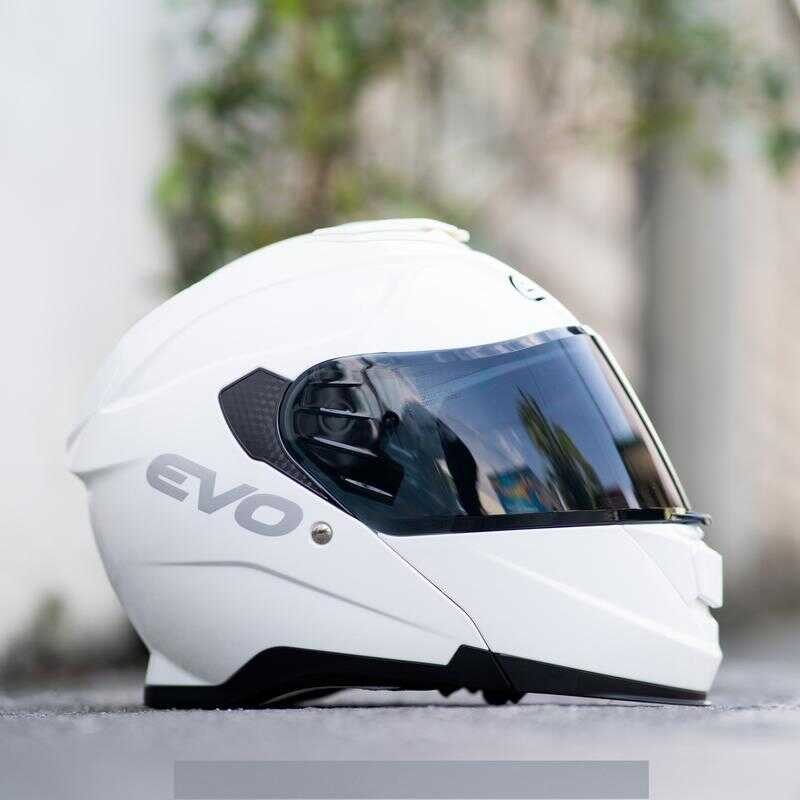 EVO HELMETS Vxr-5000 MONO COLORS D/Iridium LENS MODULAR DUAL VISOR | Shopee Philippines