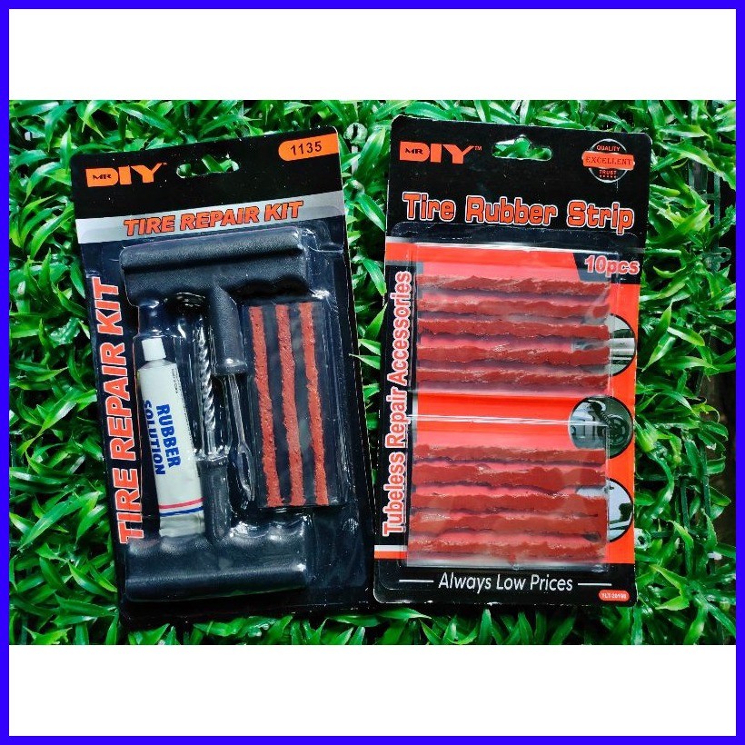 MR DIY | TIRE REPAIR KIT COMPLETE SET | FOR TUBELESS TIRES | Shopee ...