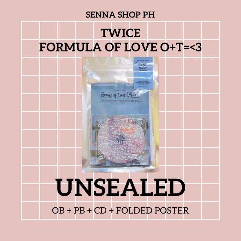 TWICE FORMULA OF LOVE RESULT FILE Unsealed Album | Shopee Philippines