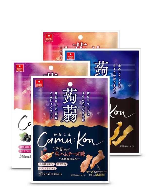 Asuzac Flavor Konjac Floss with Japanese Bacon Jerky Squid Maggi Light ...