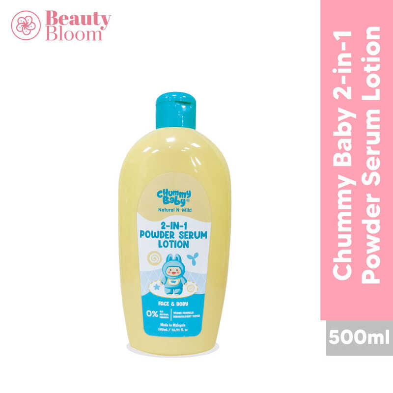 Chummy Baby Natural N' Mild 2-In-1 Powder Serum Lotion 500Ml | Shopee ...