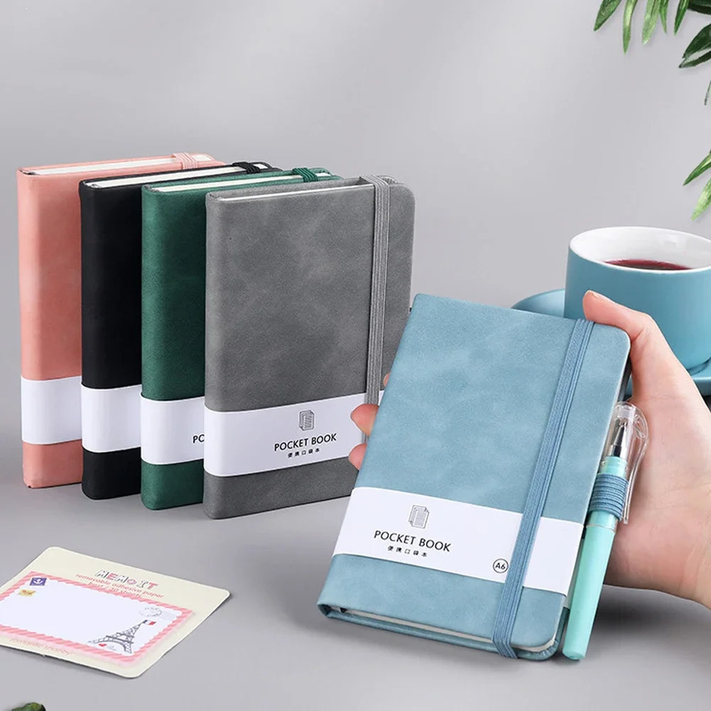 A7 Mini Notebook Portable Thick Diary Hand Book School Office Supplies ...