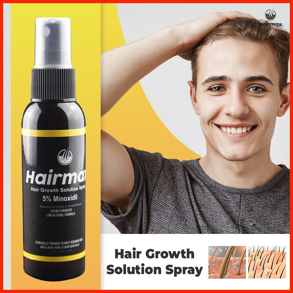 ∲ Hairmax Hair Growth Minoxidil Serum Spray fast hair growth hair ...