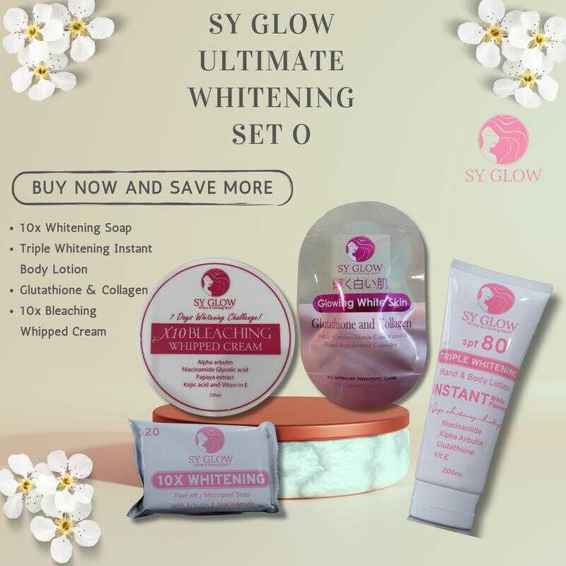 SY GLOW Ultimate Set O - Soap Triple Whitening Instant Body Lotion ...
