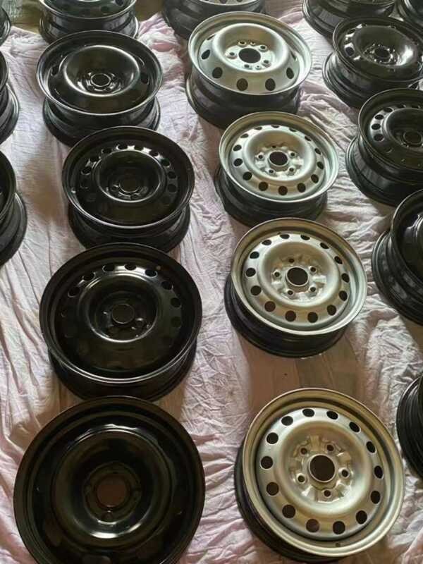 Second-hand Dismantled Car Iron Wheels 13 14 15 16 17 Inch Steel Rims ...