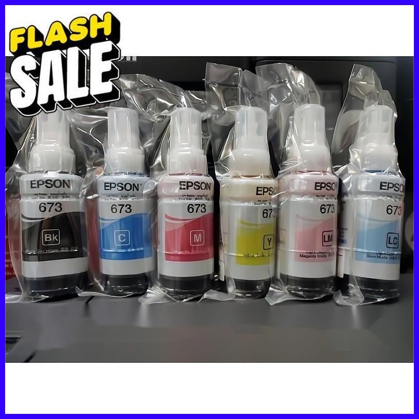 Epson 673 Ink Refill Bottle (70mL) for Printer EcoTank L800 / L805 ...