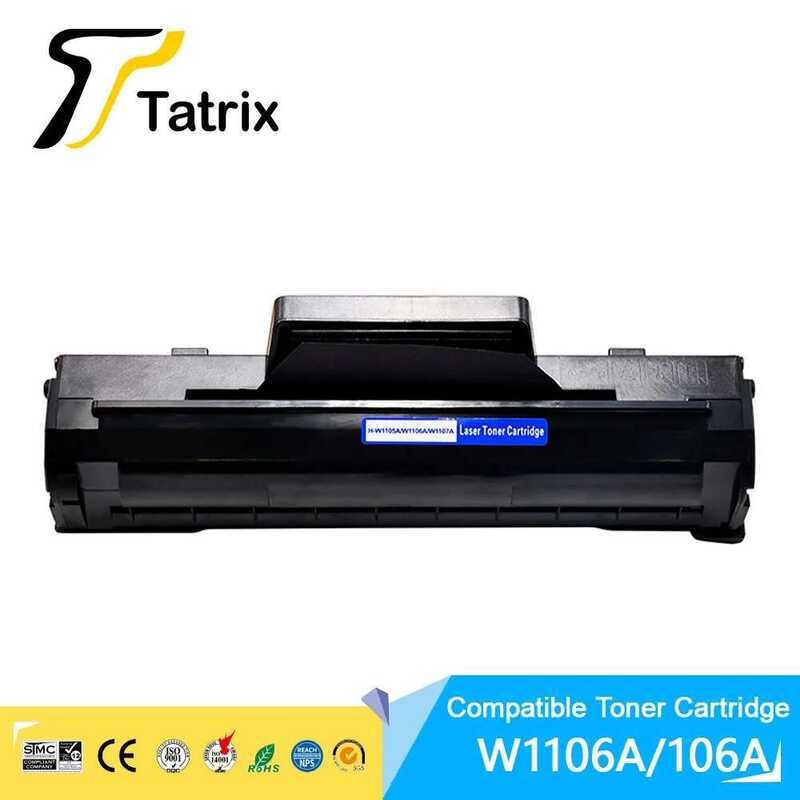 4 Tatrix W1106a Toner 106A Premium Compatible Laser Black Cartridge For ...