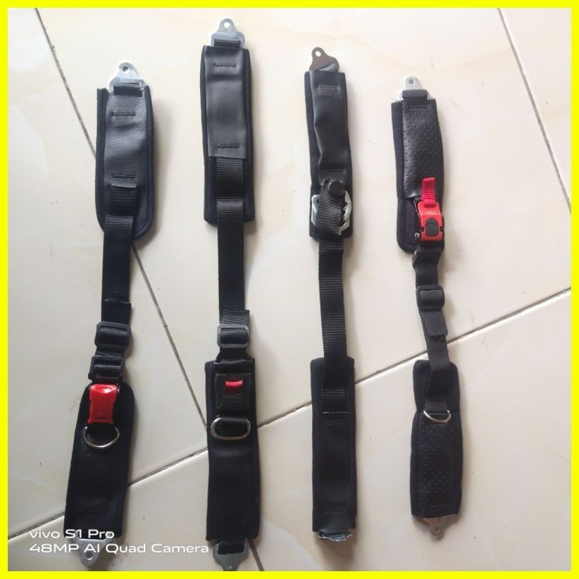 Universal helmet strap crocodile box DD ring microlock half face full ...