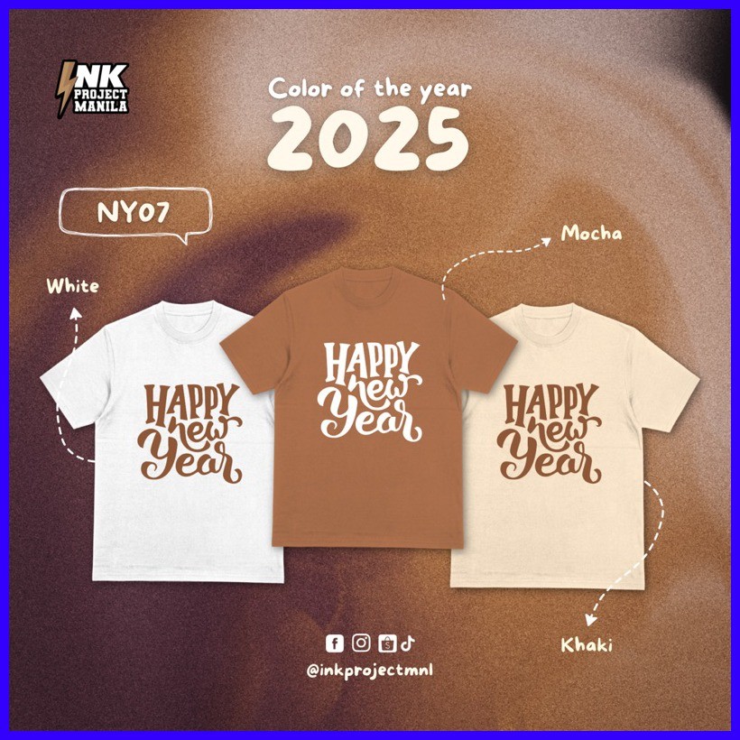 Pantone Color of the year 2025 Mocha Mousse Shirt by Ink Project MNL | Shopee Philippines