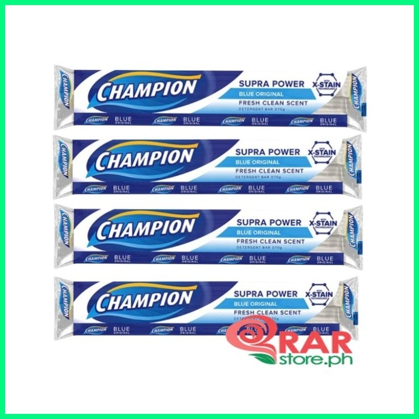 Champion Bar Blue 370grams (4 pcs) | Shopee Philippines