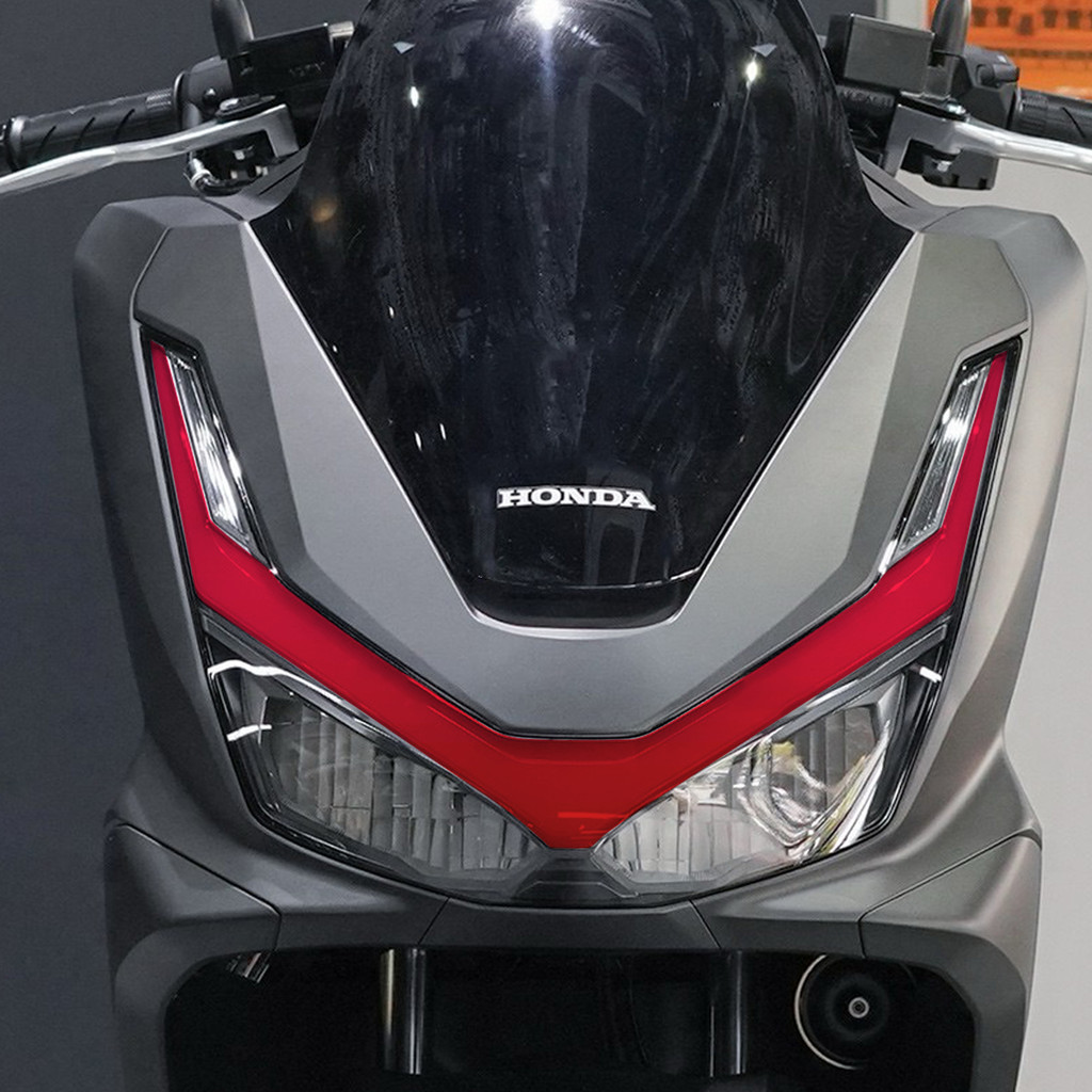 Honda PCX 160 (2025) Clear V-shaped Headlight Transparent Sticker For ...