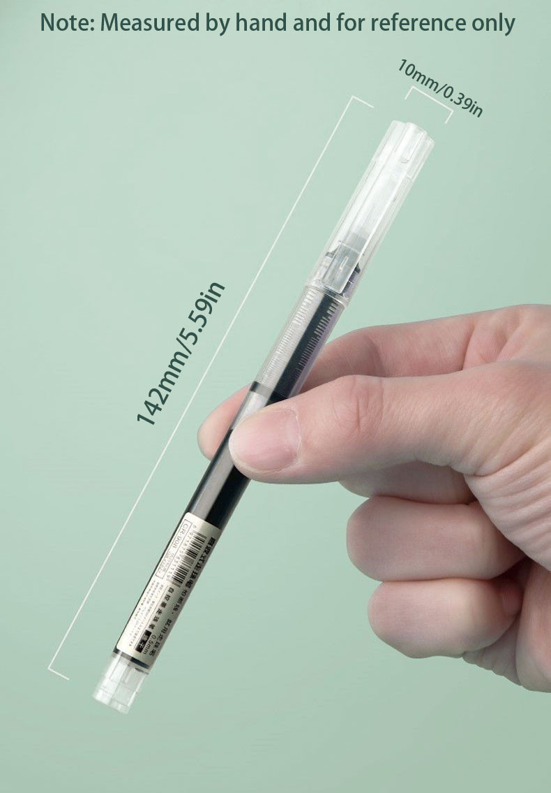 50Pcs Straight Liquid Gel Pen 0.5mm Neutral Pen Rollerball Quick Drying ...