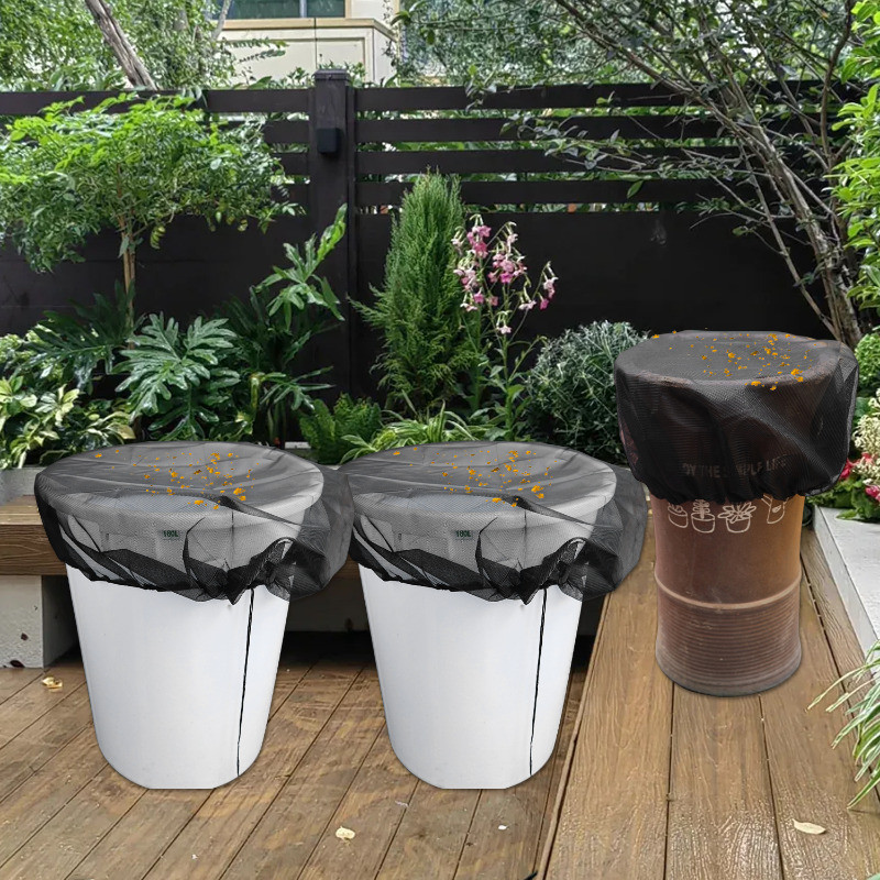 Outdoor Rain Barrel Insect Cover | Mesh Net with Secure Drawstring ...