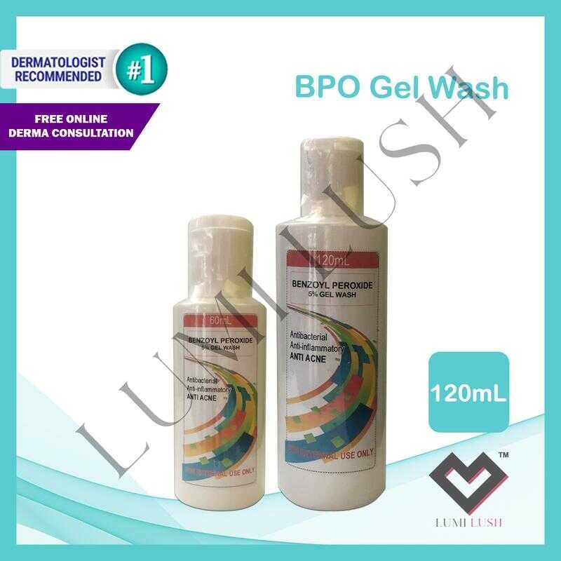 Lumi Lush Benzoyl Peroxide / BPO 5% Gel 60Ml 120Ml Antibacterial ...