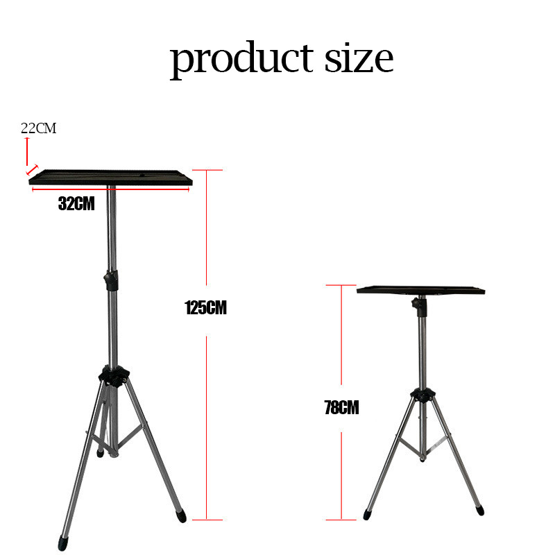 Adjustable Projector Stand - Universal Tripod Floor Mount for Home ...